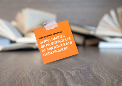 Vælg advokatforbeholdet til og spar penge | Danske BOLIGadvokater